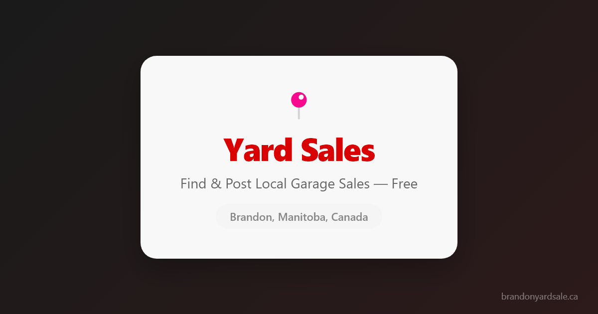 How to Have a Successful Yard Sale in Canada | Simple Yard Sale